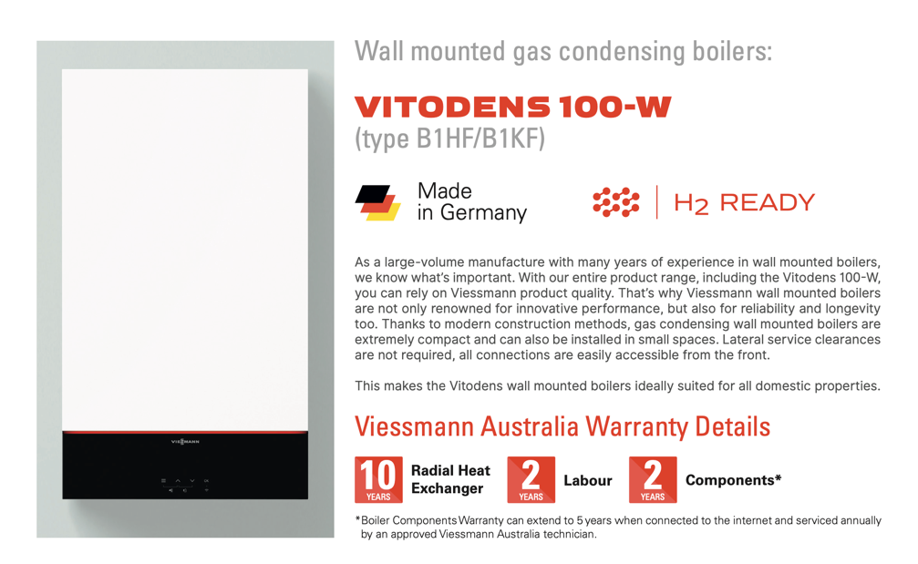 VIESSMANN HYDRONIC GAS BOILERS – Australian Hydronics